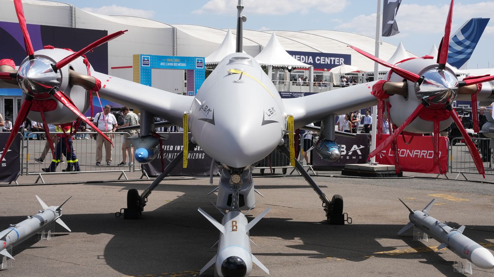 Baykar and Leonardo announced the establishment of a joint venture, LBA Systems, at the Paris ...